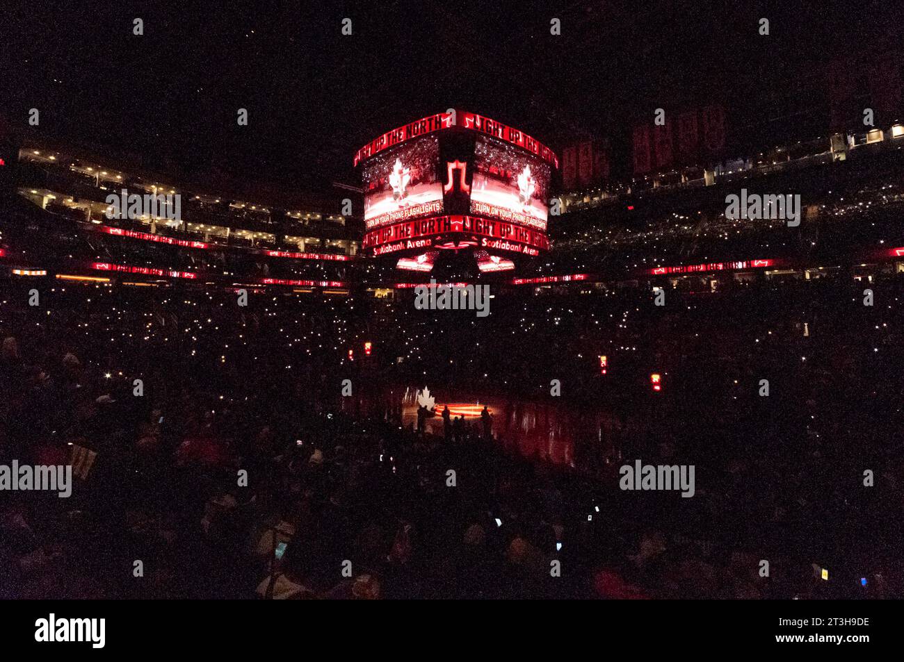 Toronto, Canada - December 07, 2022: Overall view of Scotiabank Arena ...