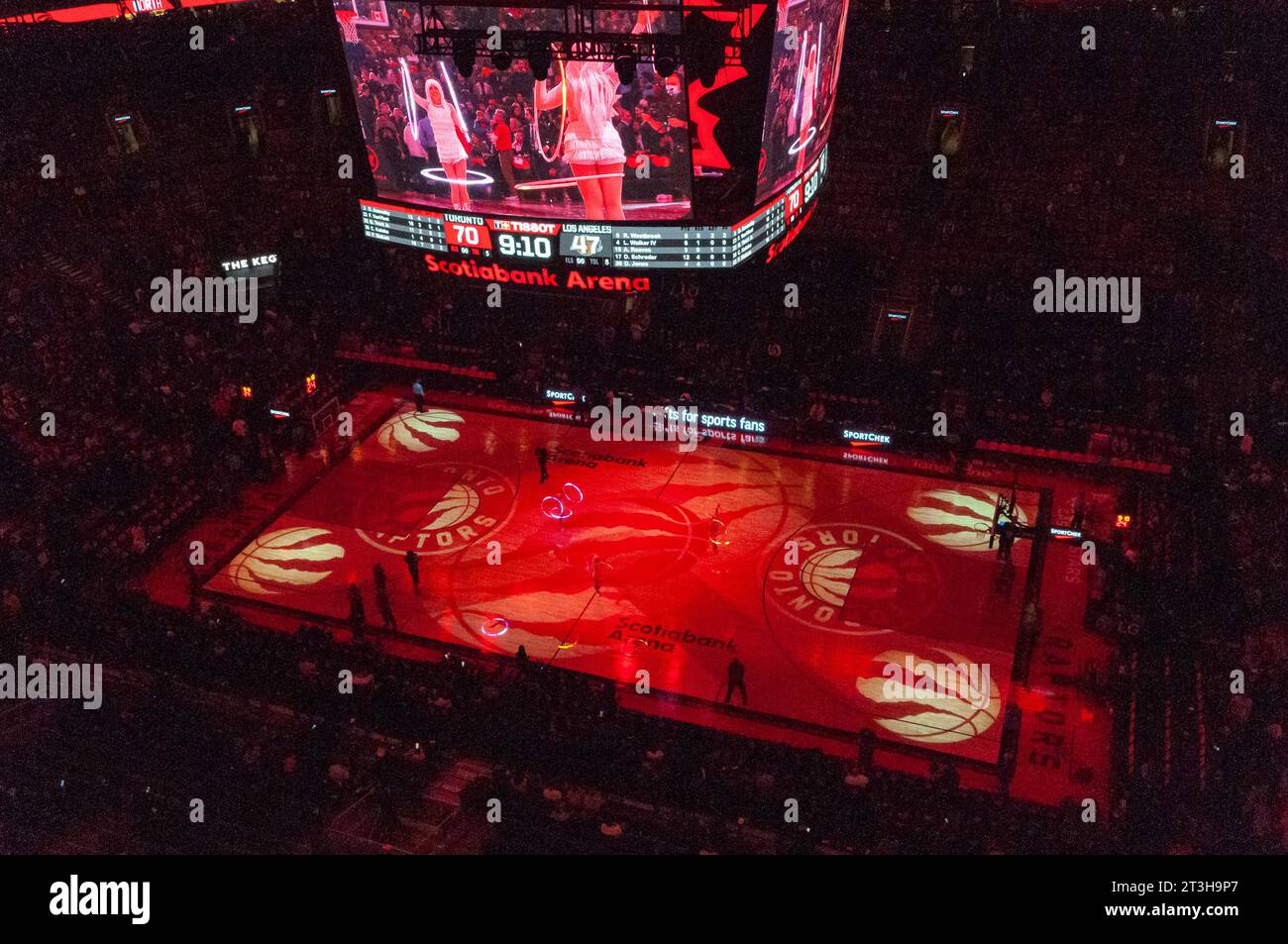 Toronto, Canada - December 07, 2022: Overall view of Scotiabank Arena ...