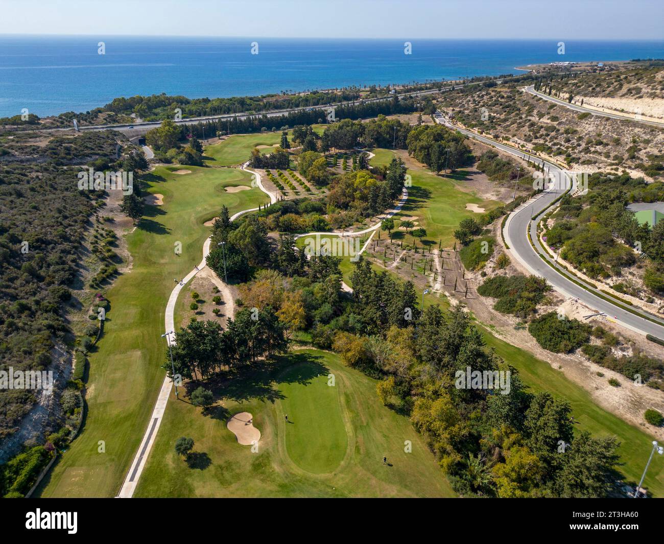 Secret valley golf course aerial hi-res stock photography and images ...