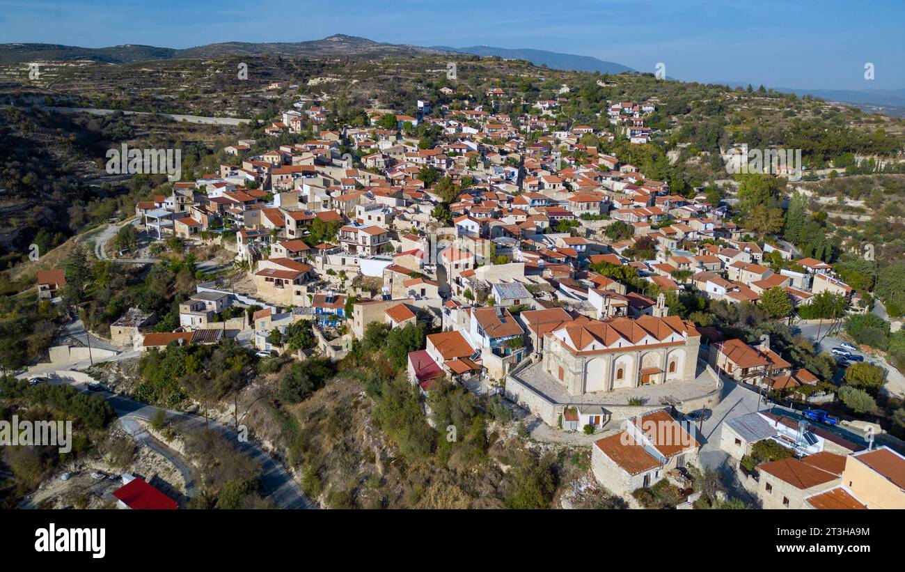 Vouni aerial hi-res stock photography and images - Alamy