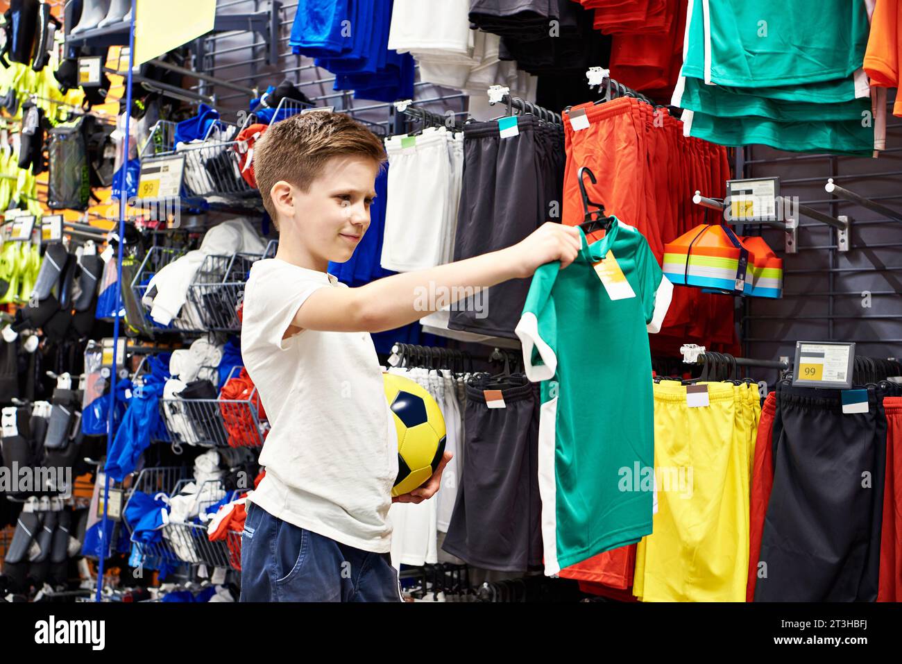 Football retail store hi-res stock photography and images - Alamy