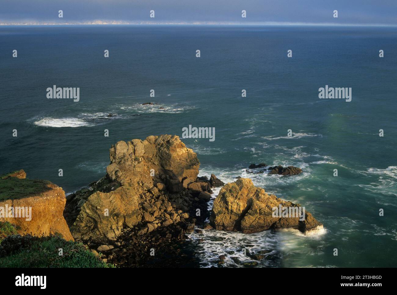 Offshore rocks from Chimney Rock Trail, Point Reyes National Seashore ...