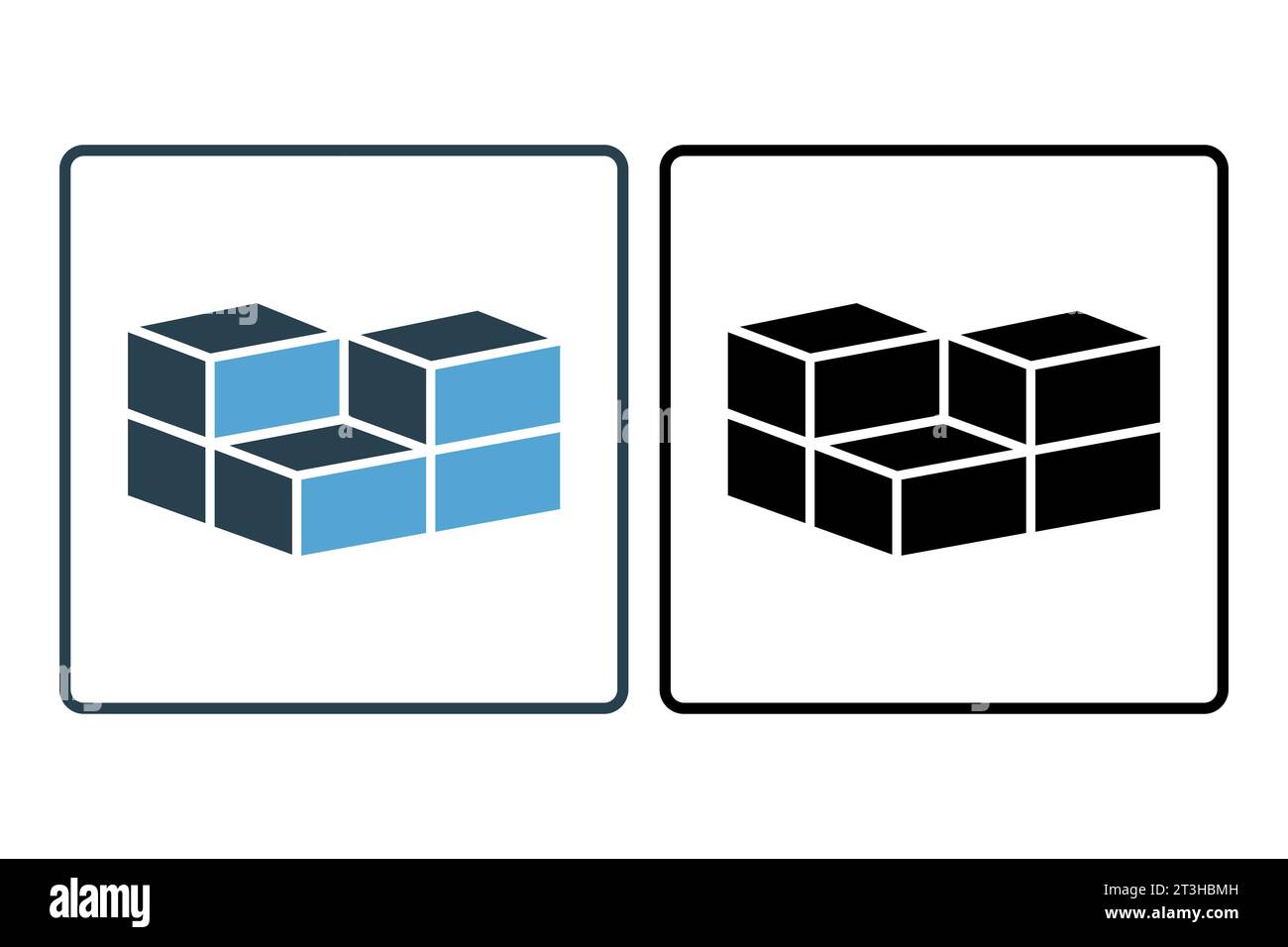 Shipping containers stacked high Stock Vector Images - Alamy