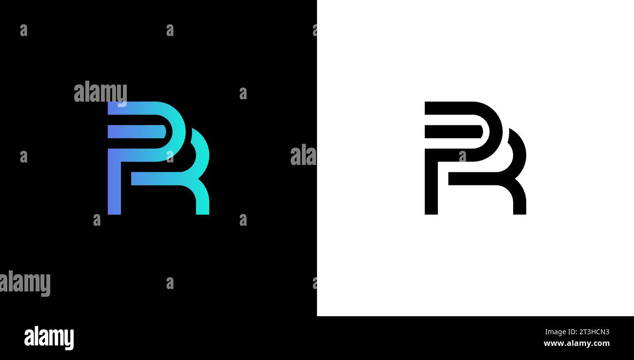 PR logo, PR Monogram, Initial PR Logo, Letter PR logo, Icon, Vector ...