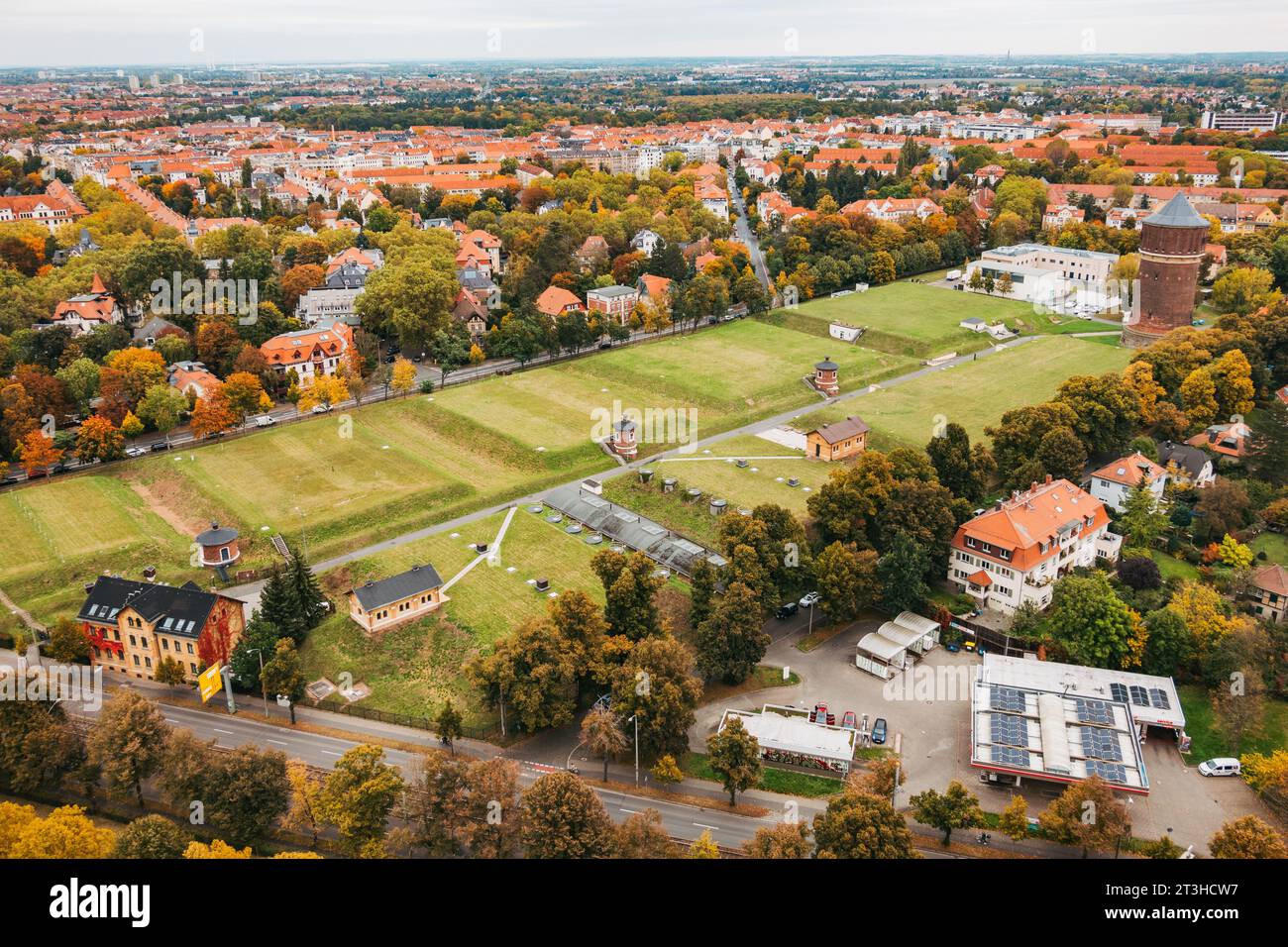 grass-covered chambers in Leipzig, Germany Stock Photo - Alamy