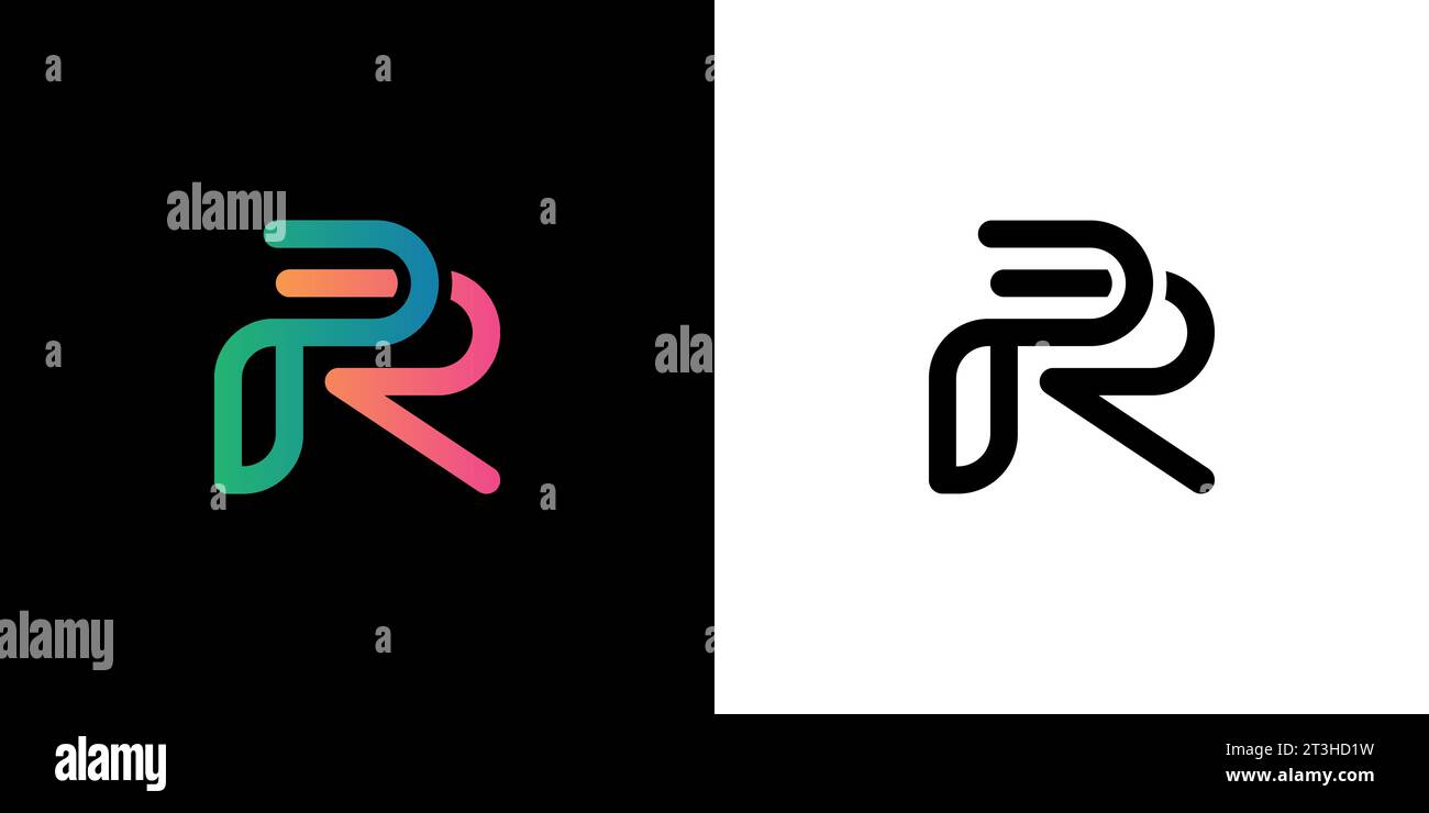 Letter pr logo hi-res stock photography and images - Alamy