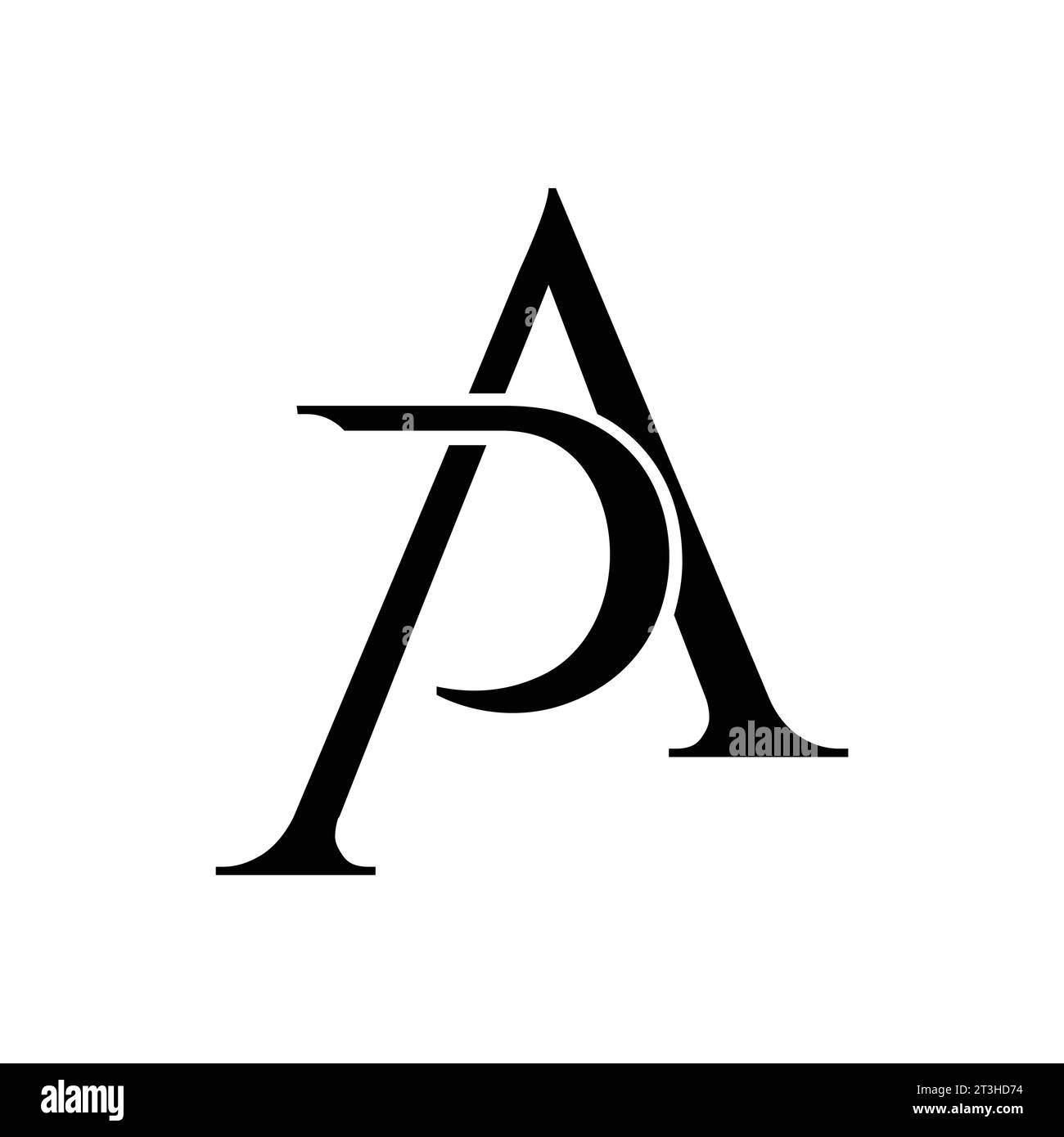 PA logo, AP monogram, initials PA logo, letter AP logo, Elegant, icon ...