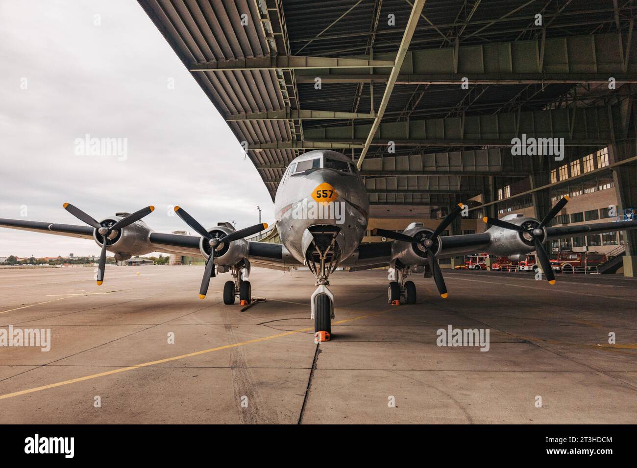 a former U.S. Air Force Douglas C-54 Skymaster "Troop Carrier" on ...