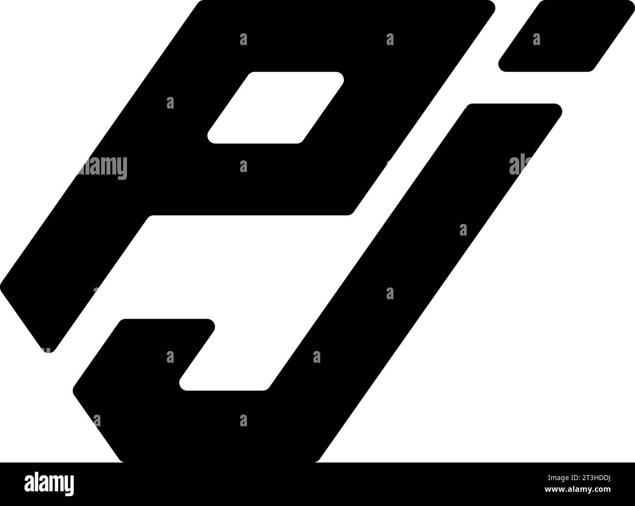 Pj logo, Pj Monogram, Initial Pj Logo, Letter Pj logo, Icon, Vector ...