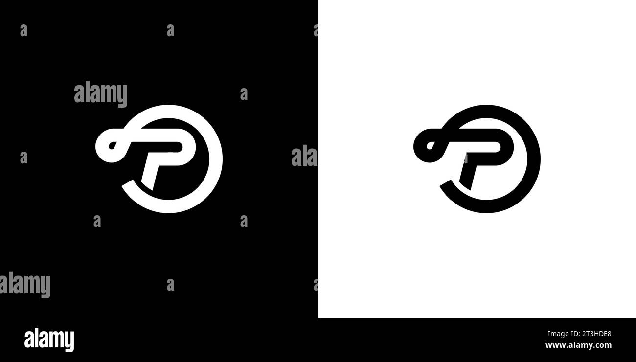 P logo, P Monogram, Initial P Logo, Letter P logo, Icon, Vector Stock ...