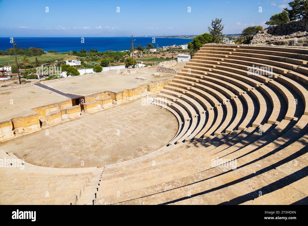 The Roman ampitheatre at Soloi, Morfou, Turkish Republic of northern ...