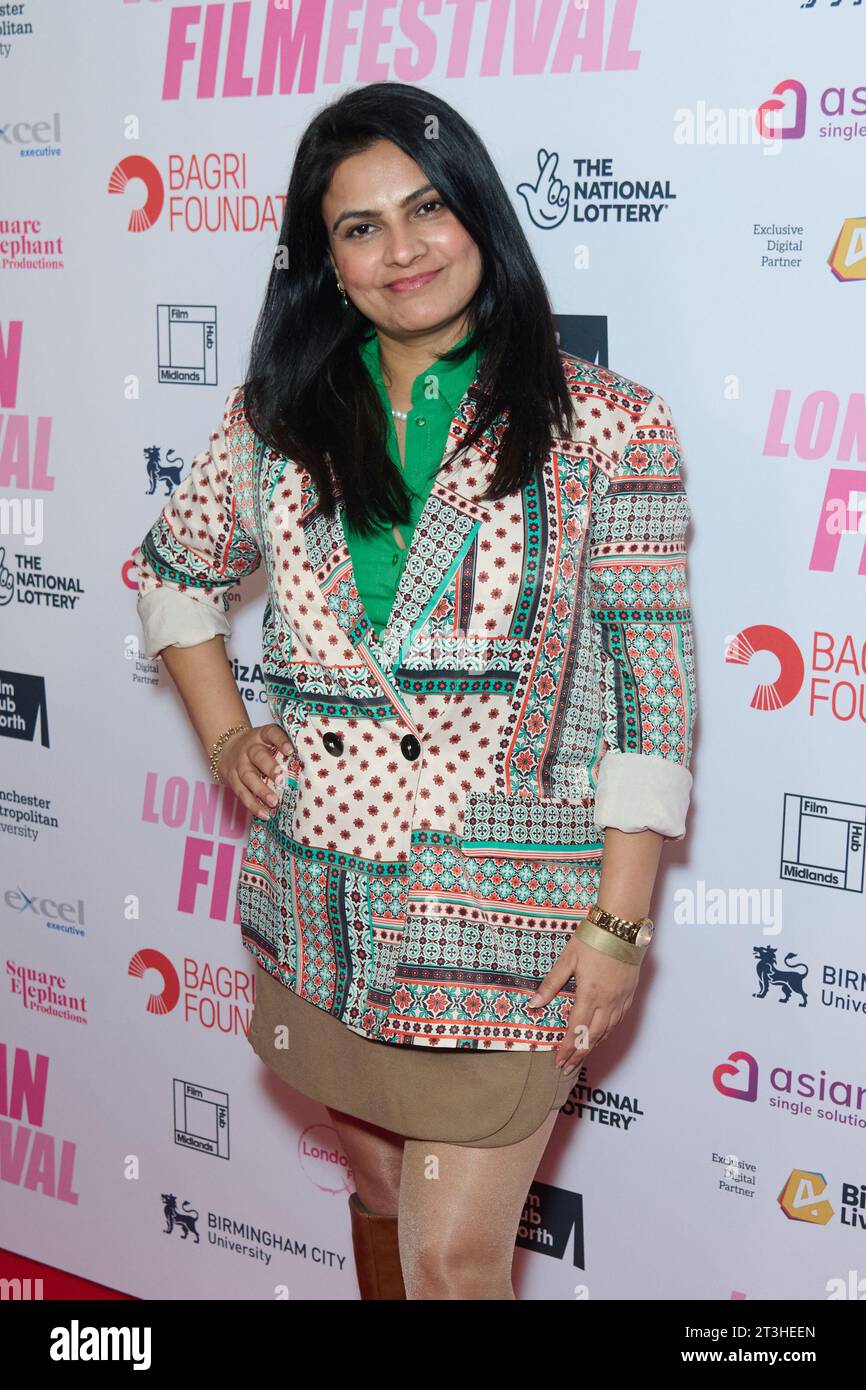 London, UK . 25 October, 2023 . Pooja Chauhan pictured at the The ...