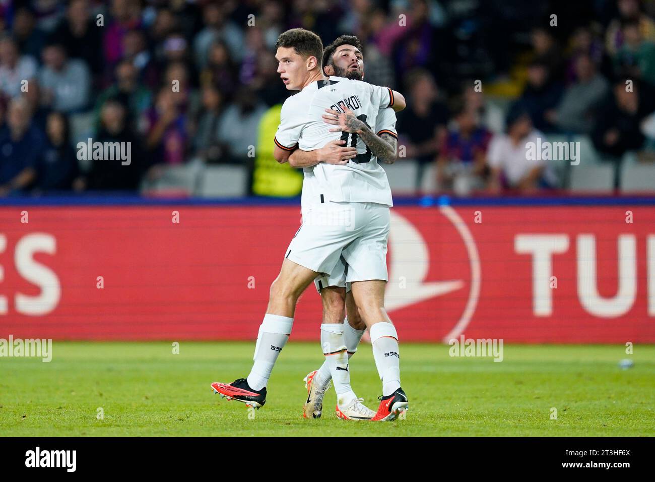 Heorhii Sudakov of Shakhtar Donetsk celebrates his goal during the UEFA ...