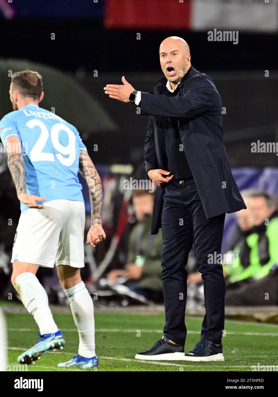 ROTTERDAM - Feyenoord coach Arne Slot during the UEFA Champions League ...