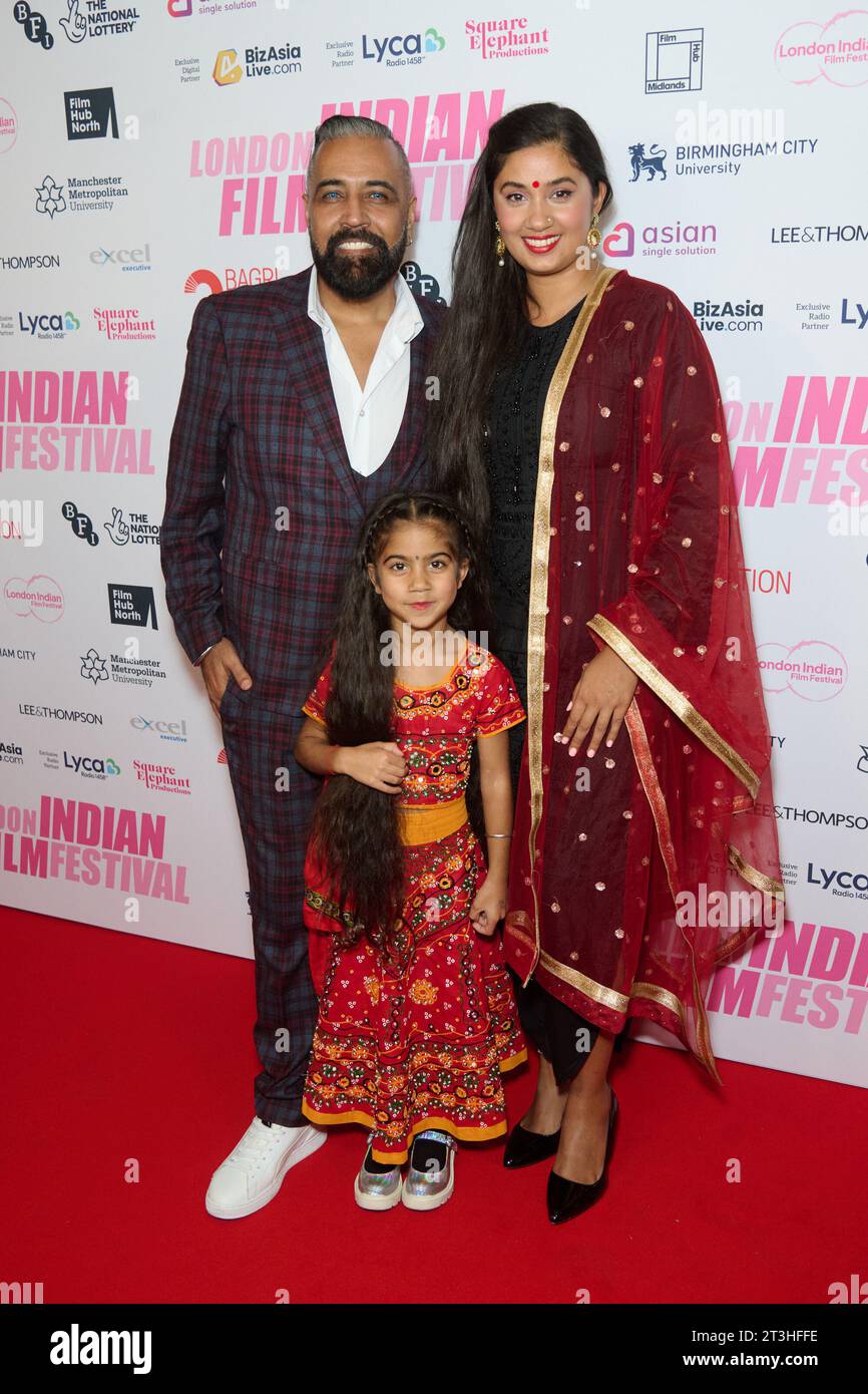 London, UK . 25 October, 2023 . Sunny and Shay Grewal pictured at the ...