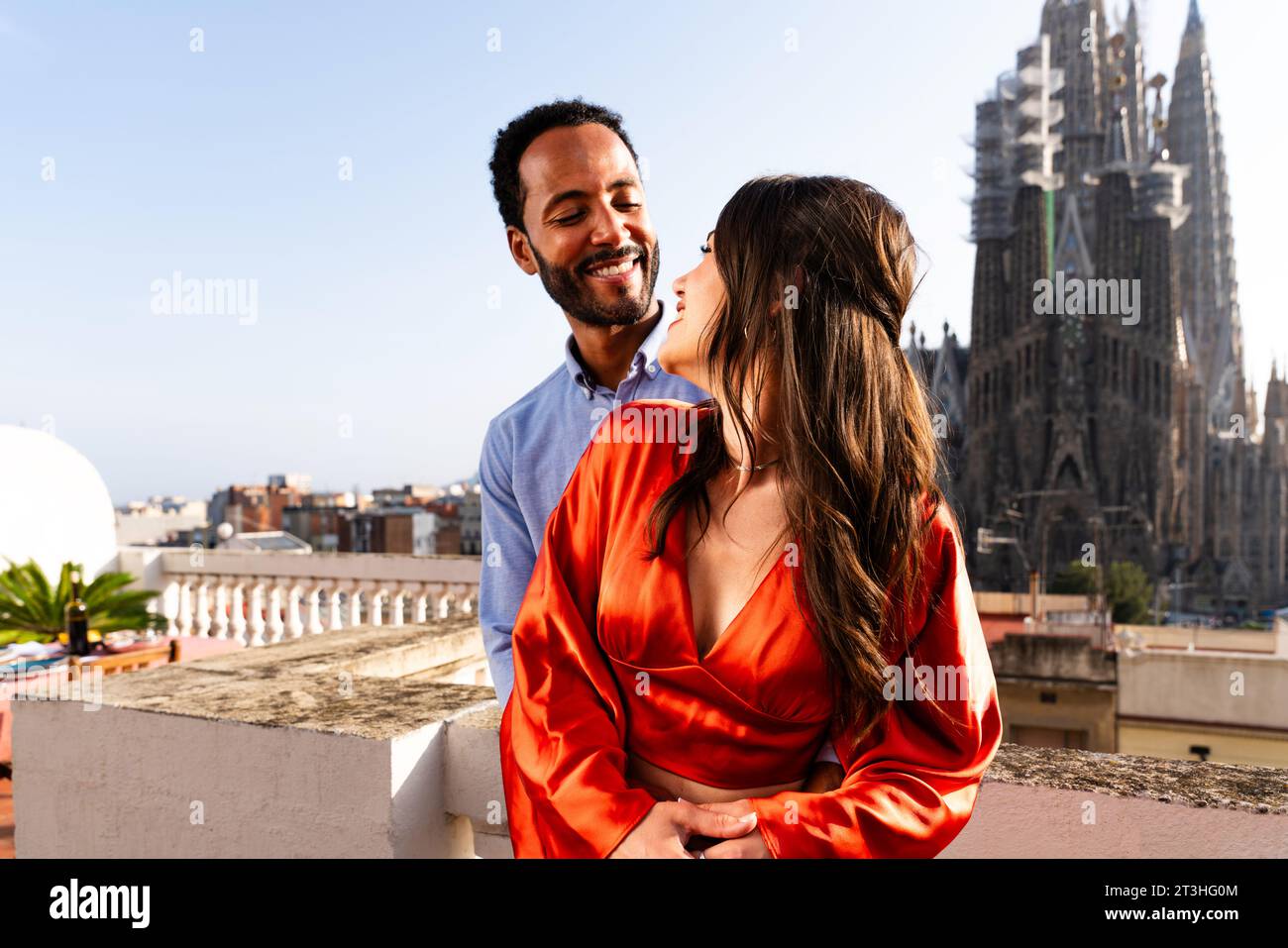Hispanic friends on a rooftop hi-res stock photography and images - Alamy