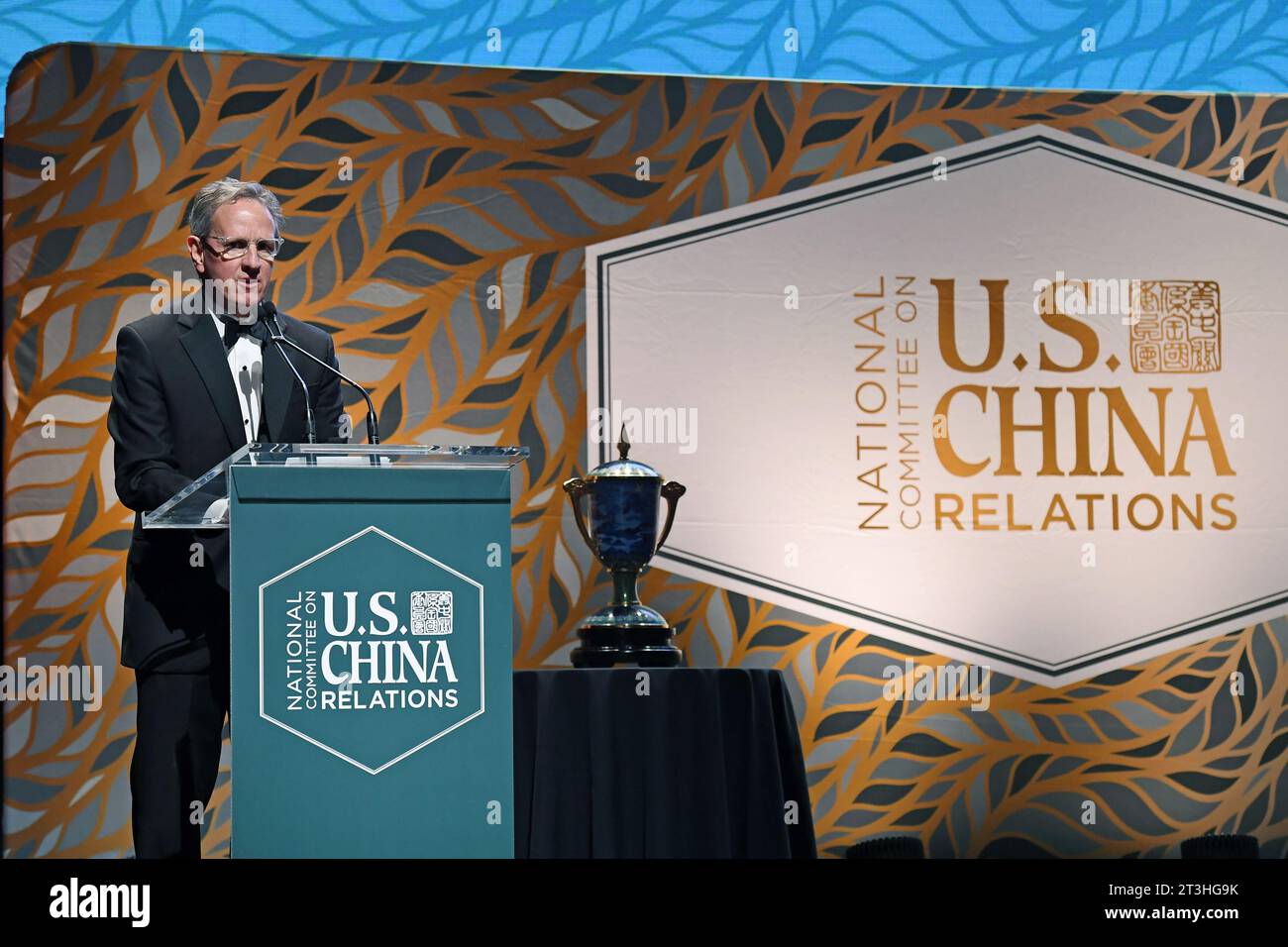 New York, USA. 24th Oct, 2023. Former U.S. Secretary of Treasury ...