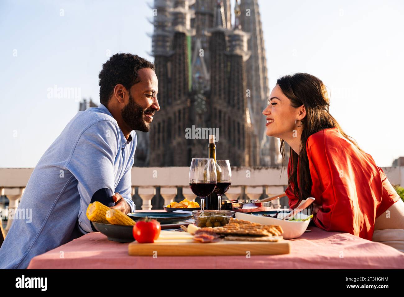 Sagrada familia rooftop hi-res stock photography and images - Alamy
