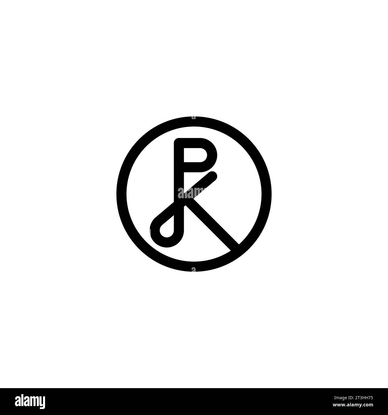 PK logo, PK Monogram, Initial PK Logo, Letter PK logo, Icon, Vector ...