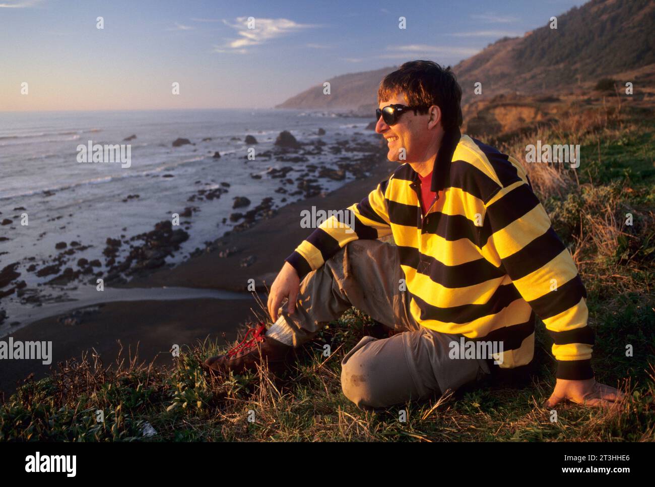 Rocky coast view, Westport-Union Landing State Park, California Stock ...