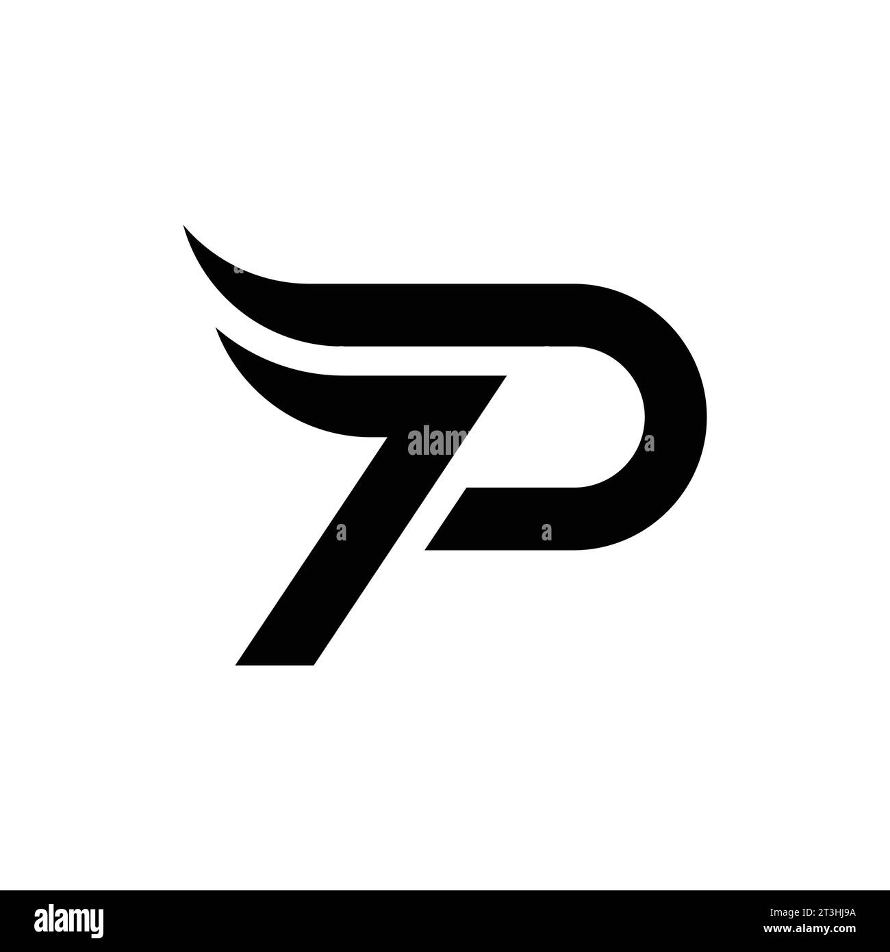 P Logo, P Monogram, Initial P Logo, Letter P Logo, Icon, Vector Stock ...