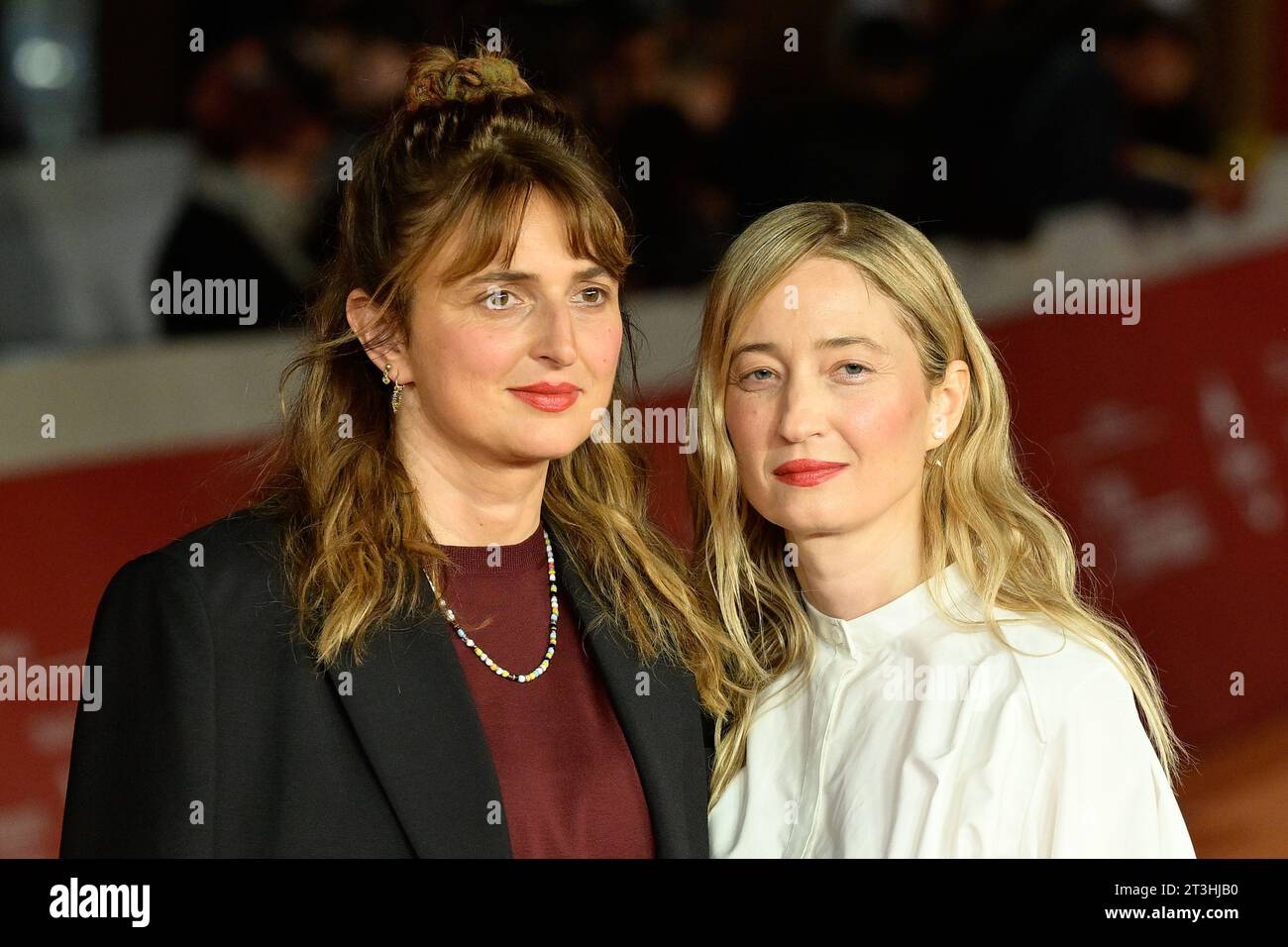 Rome, Italy. 25th Oct, 2023. Alice Rohrwacher and Alba Rohrwacher ...