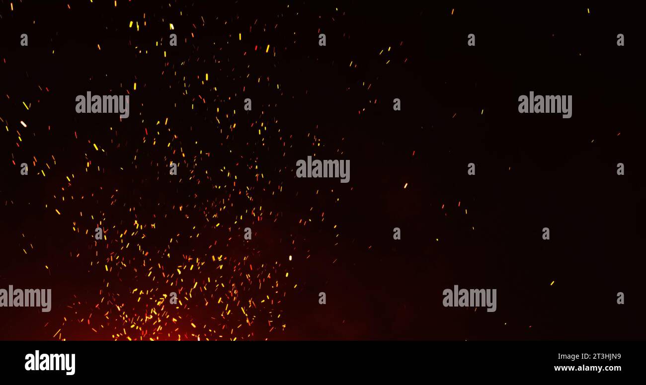 Animation red glowing sparks from hi-res stock photography and images - Alamy