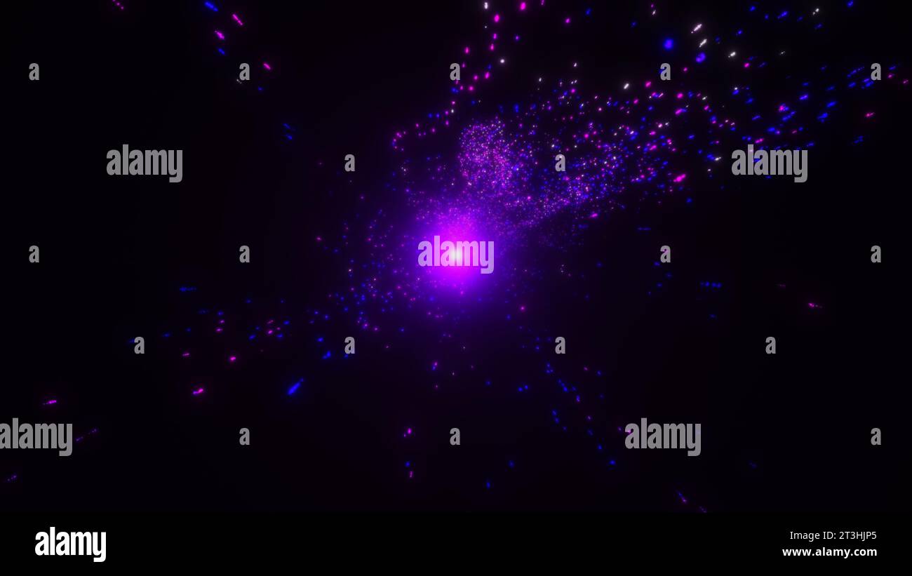 The motion of matter around a star. The motion of particles around a ...