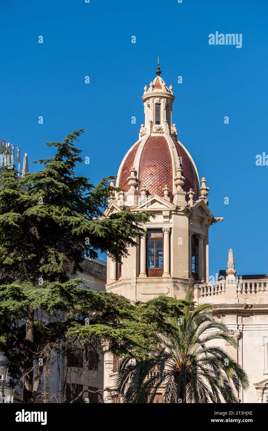 Valencia, Spain - September 23th, 2023: Architecture of the city ...