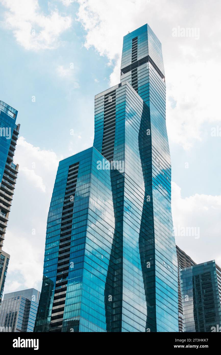 The St. Regis Chicago (formerly Wanda Vista Tower), a modern supertall ...