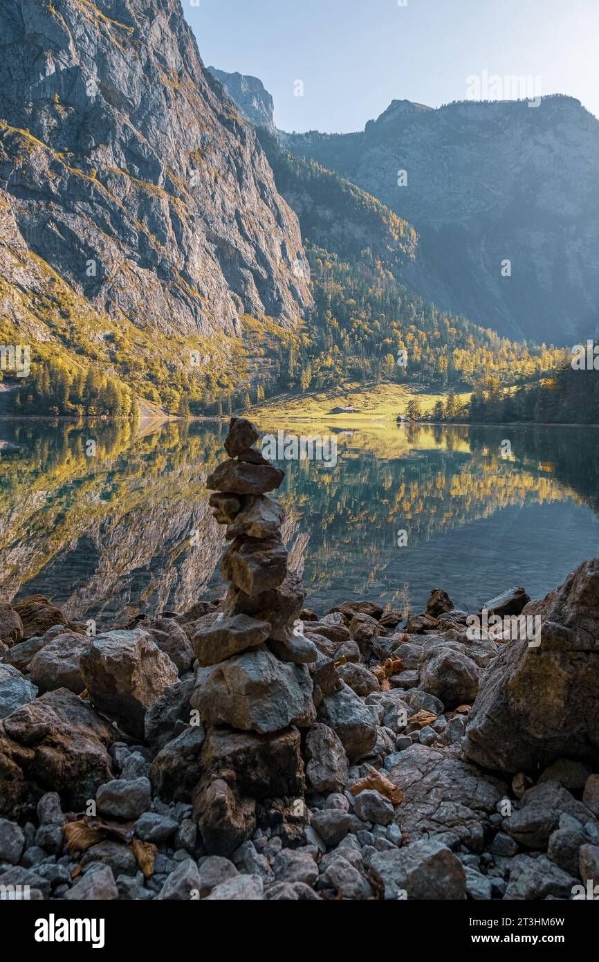 The Calm Lake View in the South of Germany Stock Photo - Alamy