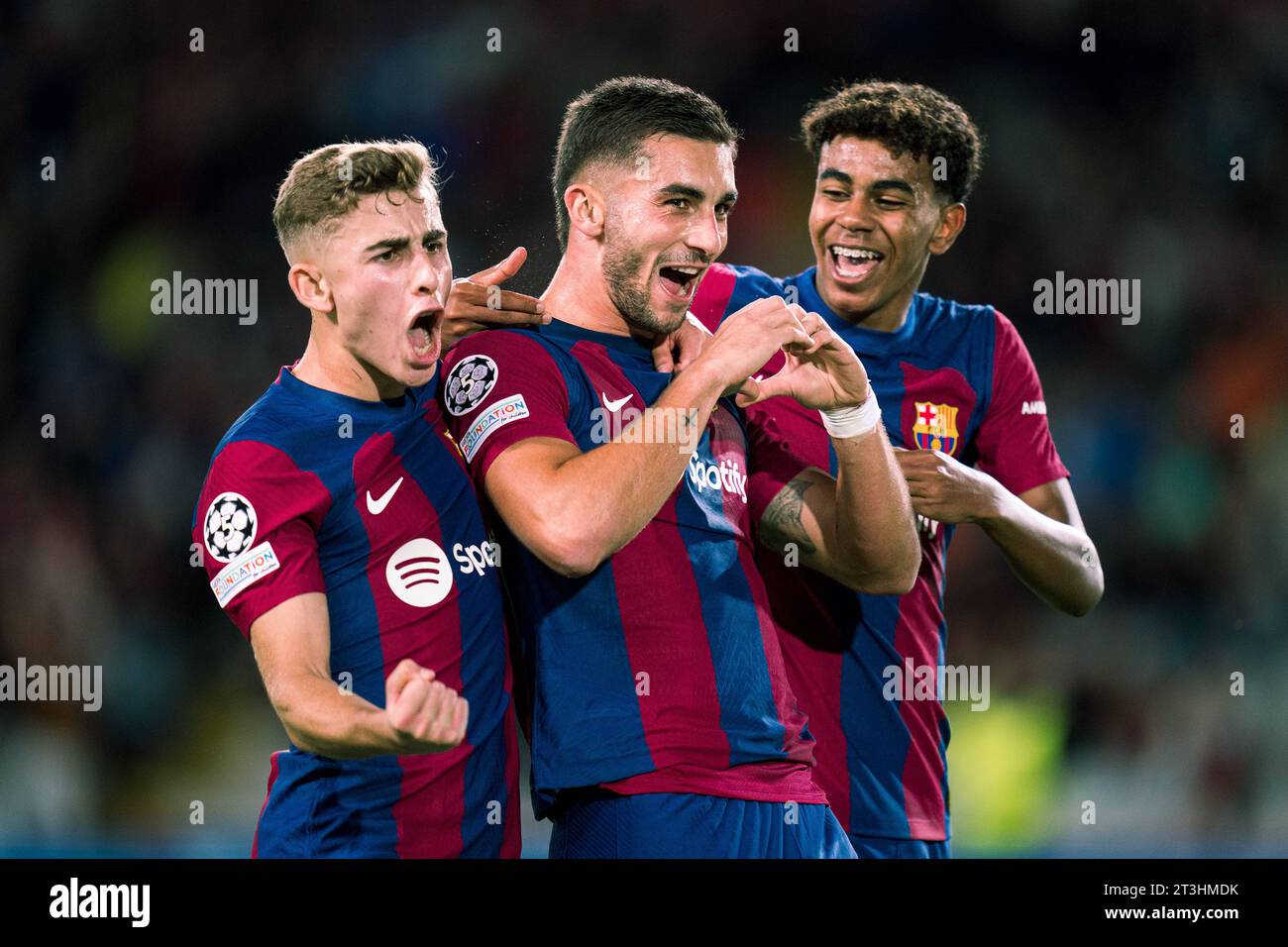 Barcelona, Spain, 25, October, 2023. Spain-Football-Champions League FC ...