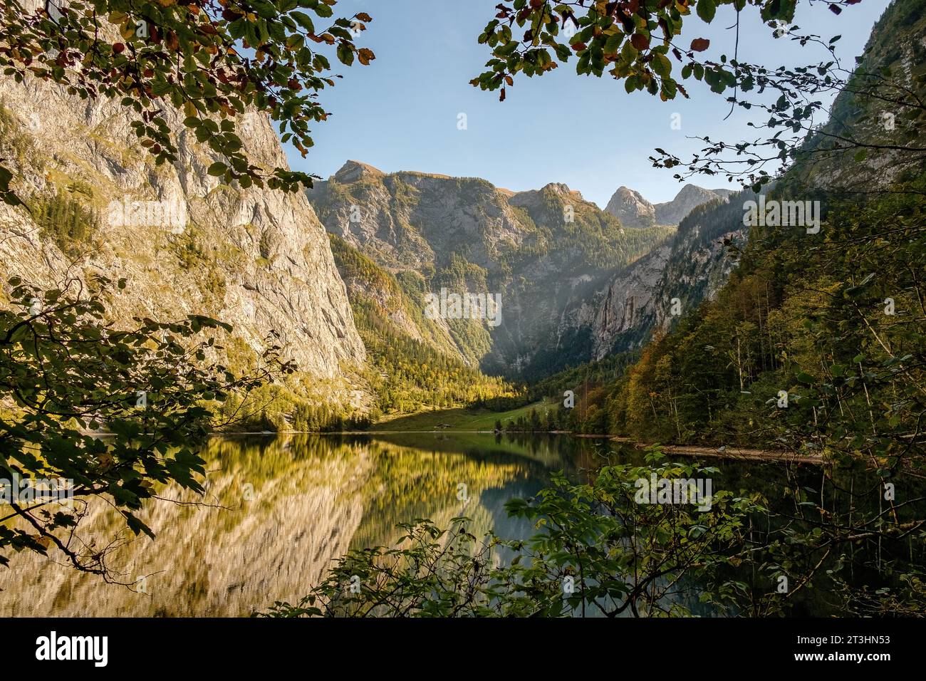 The Calm Lake View in the South of Germany Stock Photo - Alamy