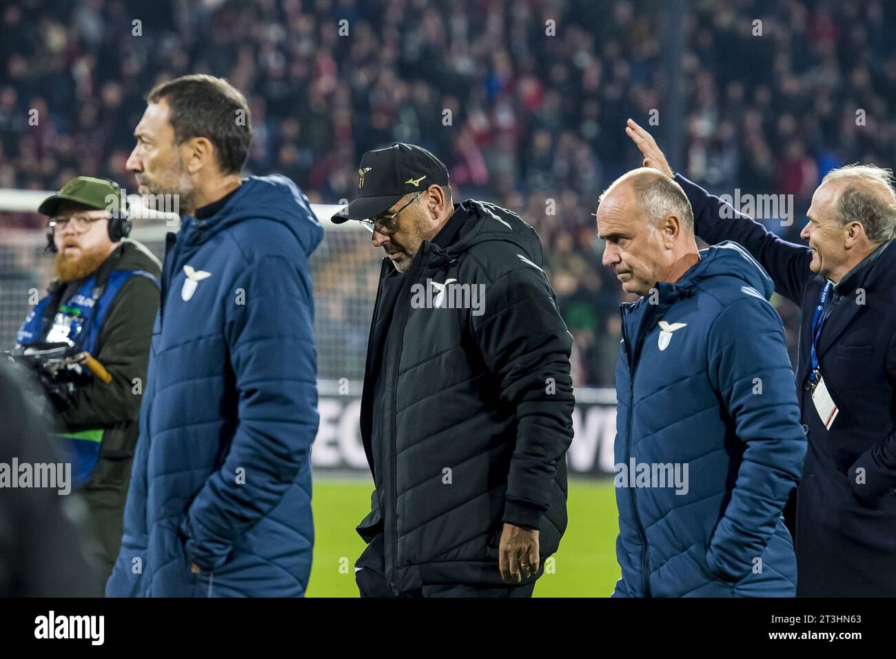 ROTTERDAM - (m) SS Lazio Coach Maurizio Sarri during the UEFA Champions ...