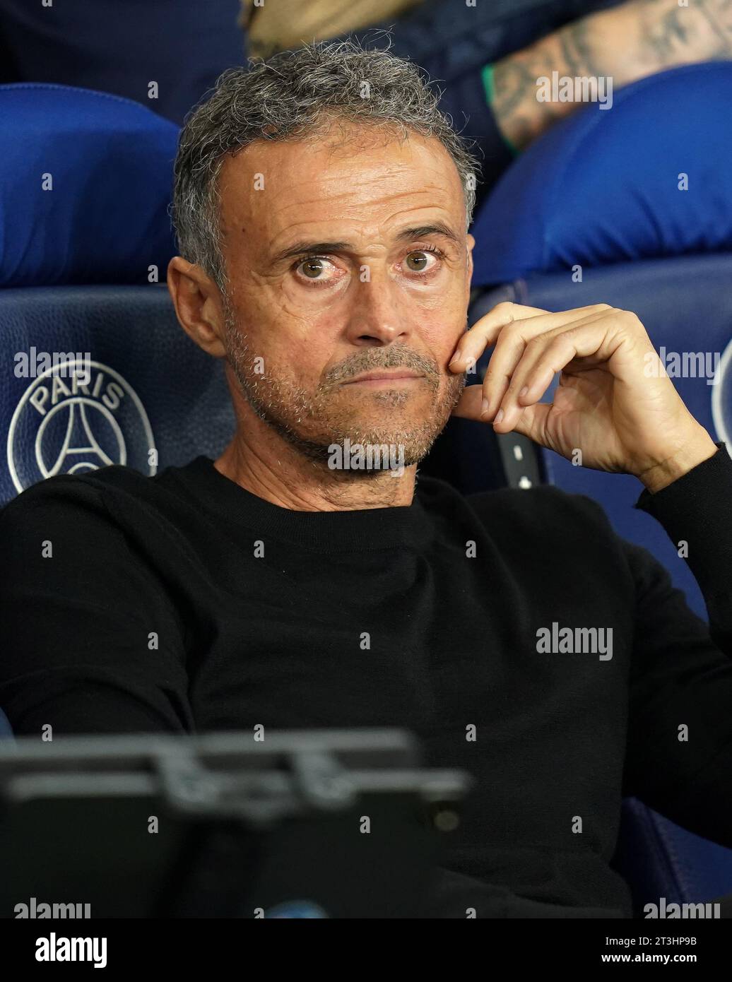 PSG manager Luis Enrique before the UEFA Champions League Group F match ...