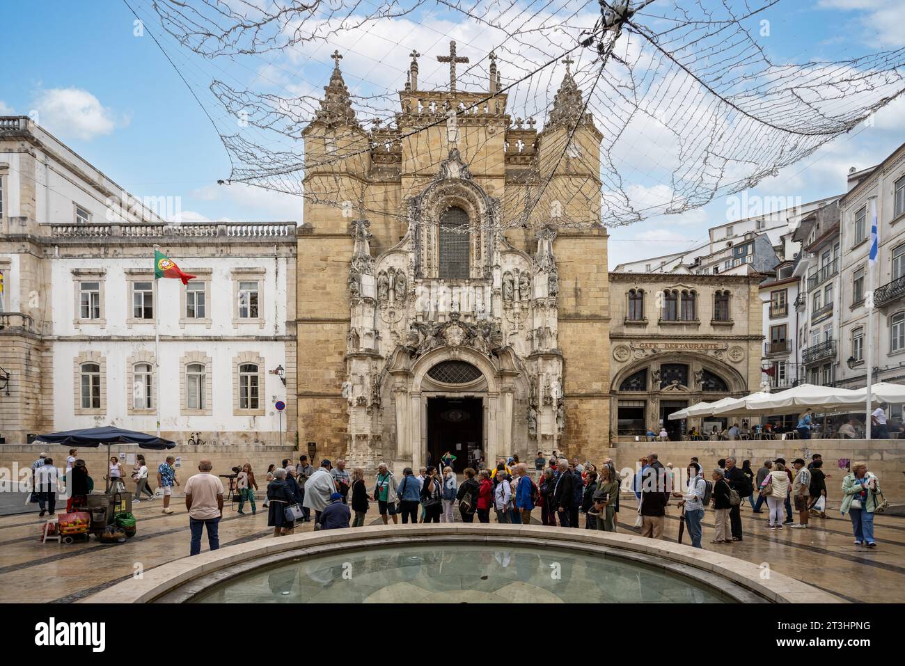 The Monastery of the Holy Cross or Church of the Holy Cross, in Coimbra ...