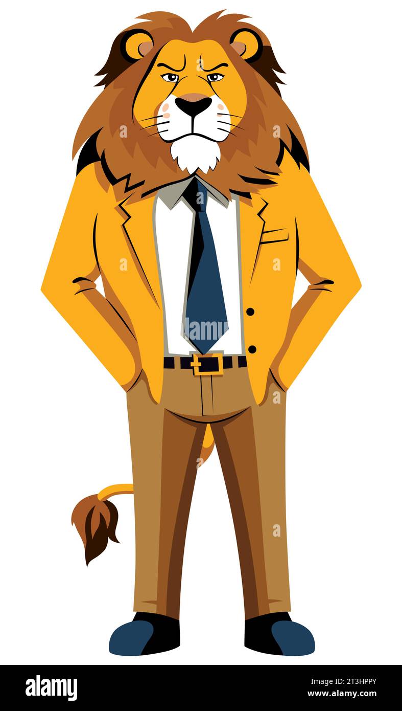 Serious success portrait successful Stock Vector Images - Alamy