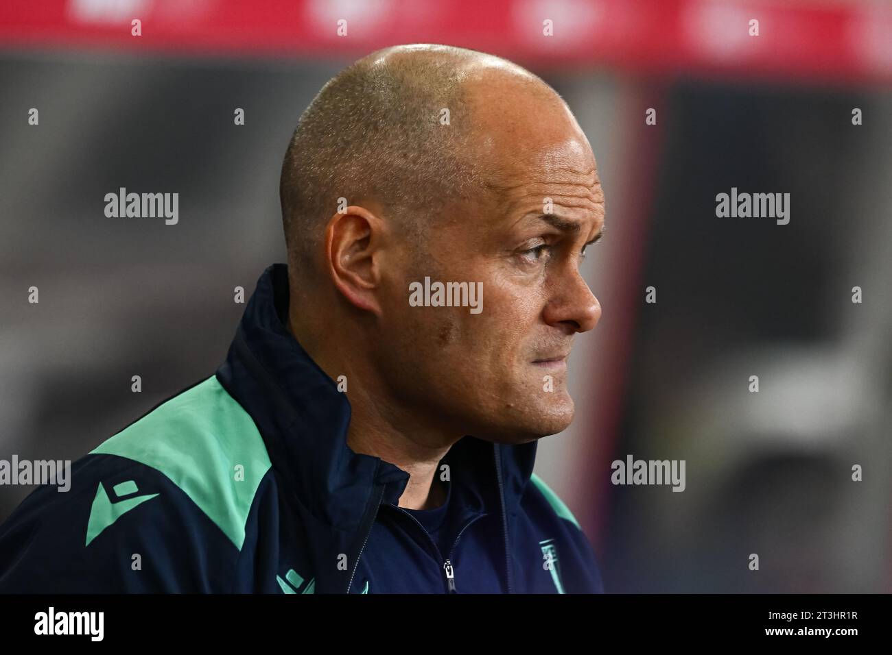 Alex Neil Manager of Stoke City during the Sky Bet Championship match ...
