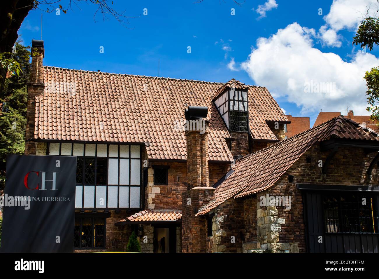 Bogota, Colombia - October 23 2023. Headquarters of the Carolina ...