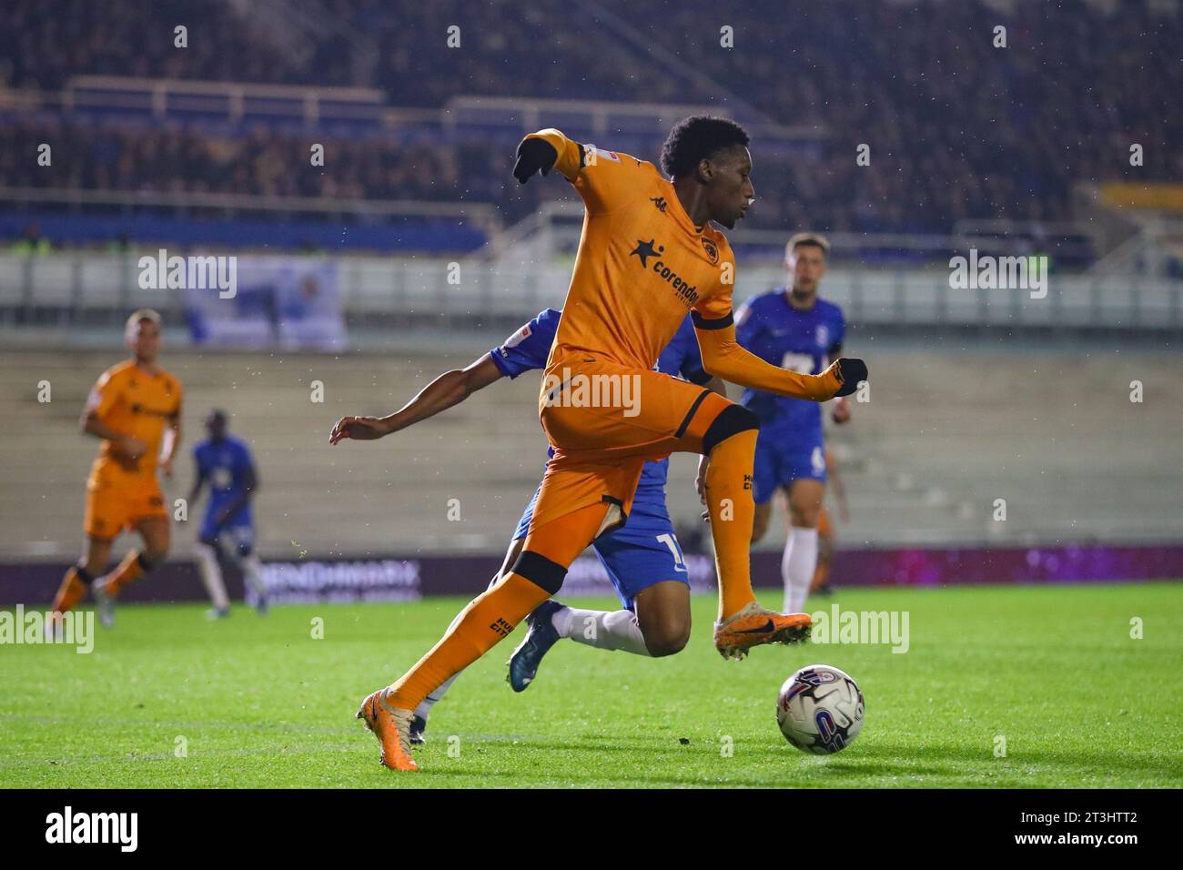 Jaden Philogene-Bidace #23 of Hull City controls the ball during the ...