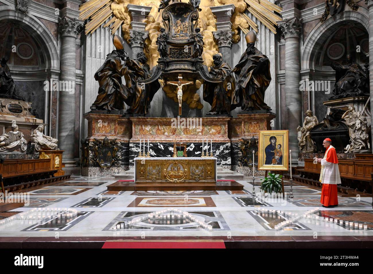 Italy, Rome, Vatican, 2023/10/25 Prayer of the Holy Rosary in the ...