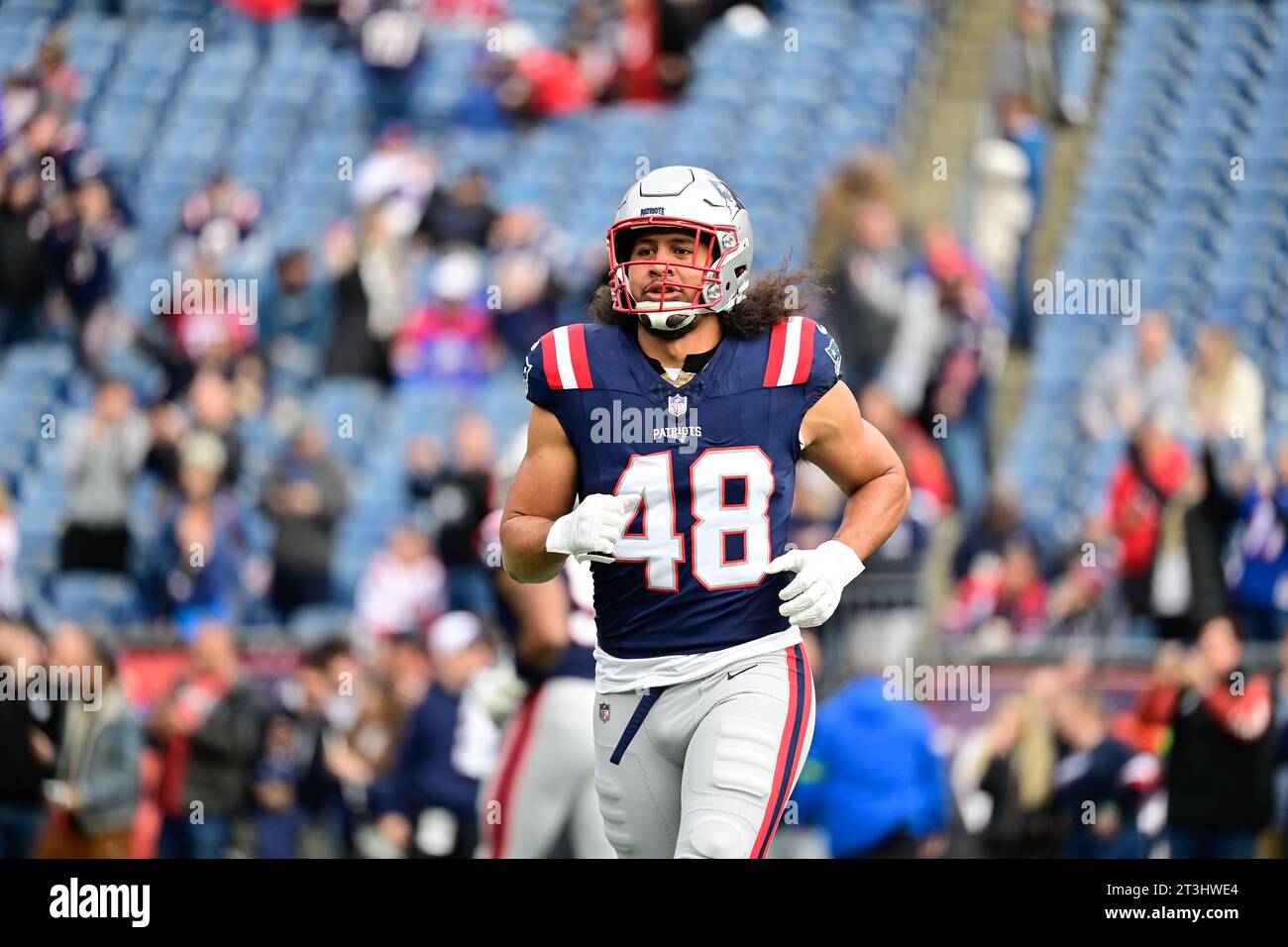 Foxborough, Massachusetts, USA. 22nd Oct, 2023. ; New England Patriots ...