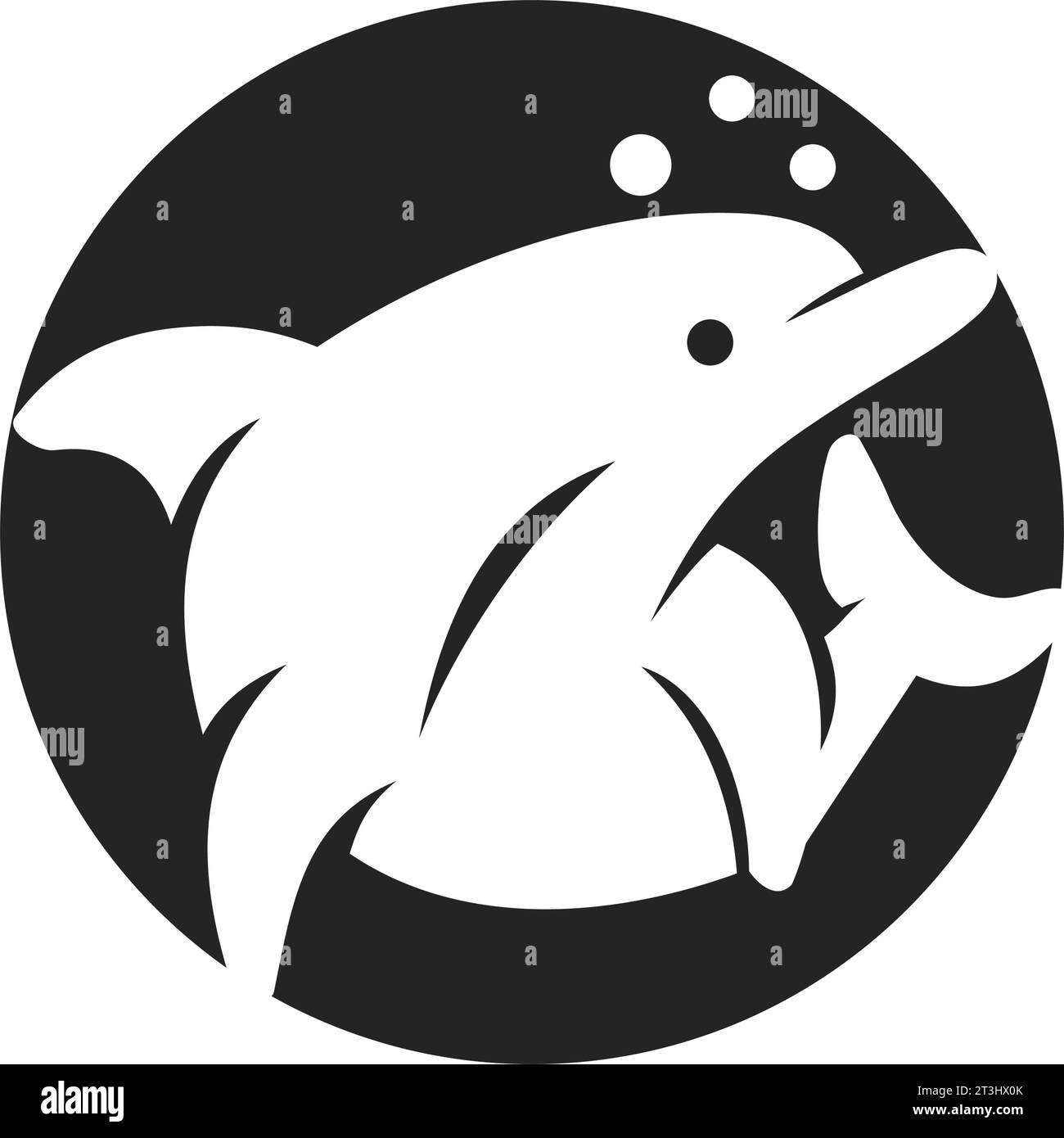 dolphin logo template Isolated. Brand Identity. Icon Abstract Vector ...