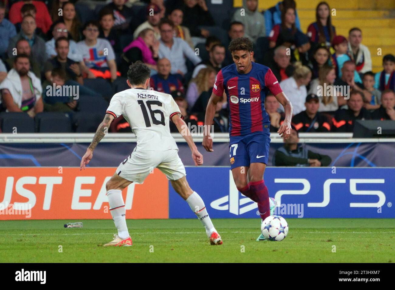 25th October 2023; Estadi Olímpic Lluis Companys, Barcelona, Spain ...