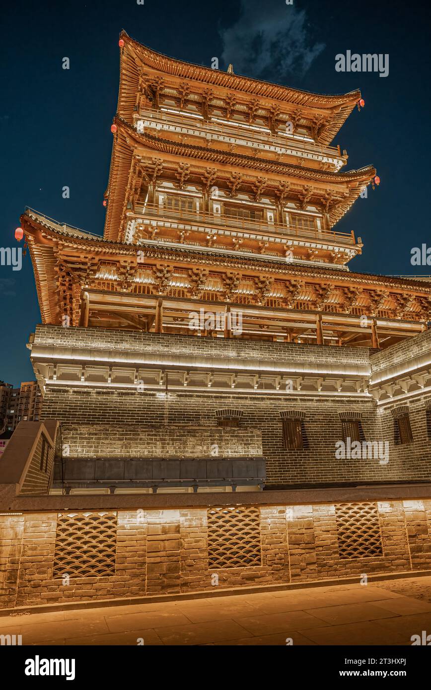 Imitation of Tang Dynasty Architecture in Tangyuan Scenic Area, Xichang ...