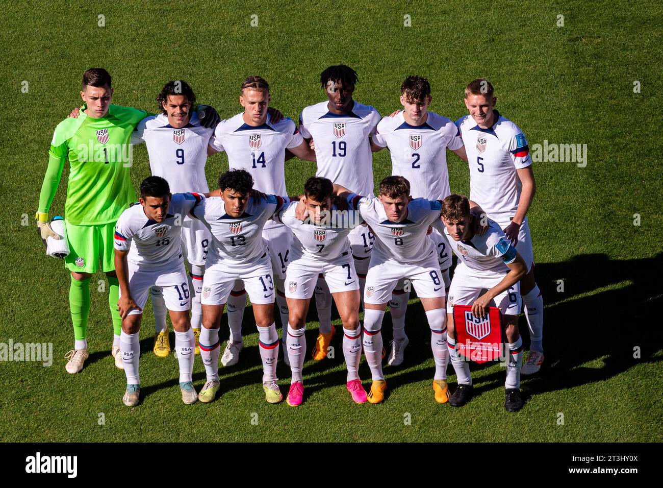 San Juan, Argentina - May 23: (L-R) United States squad poses for team ...