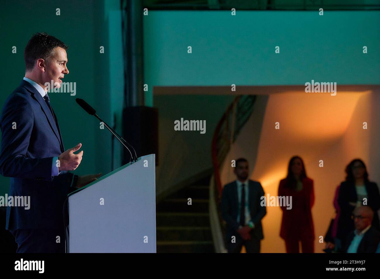 Acting Minister of Industry, Commerce and Tourism, Héctor Gómez, speaks ...