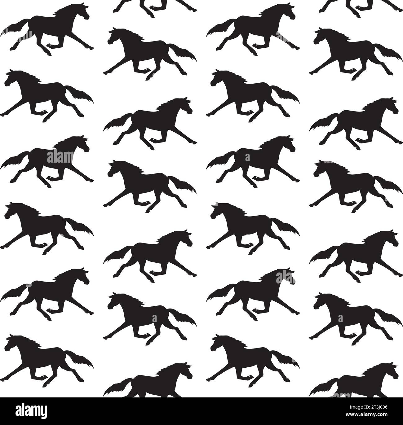 Horse Silhouette Patterns