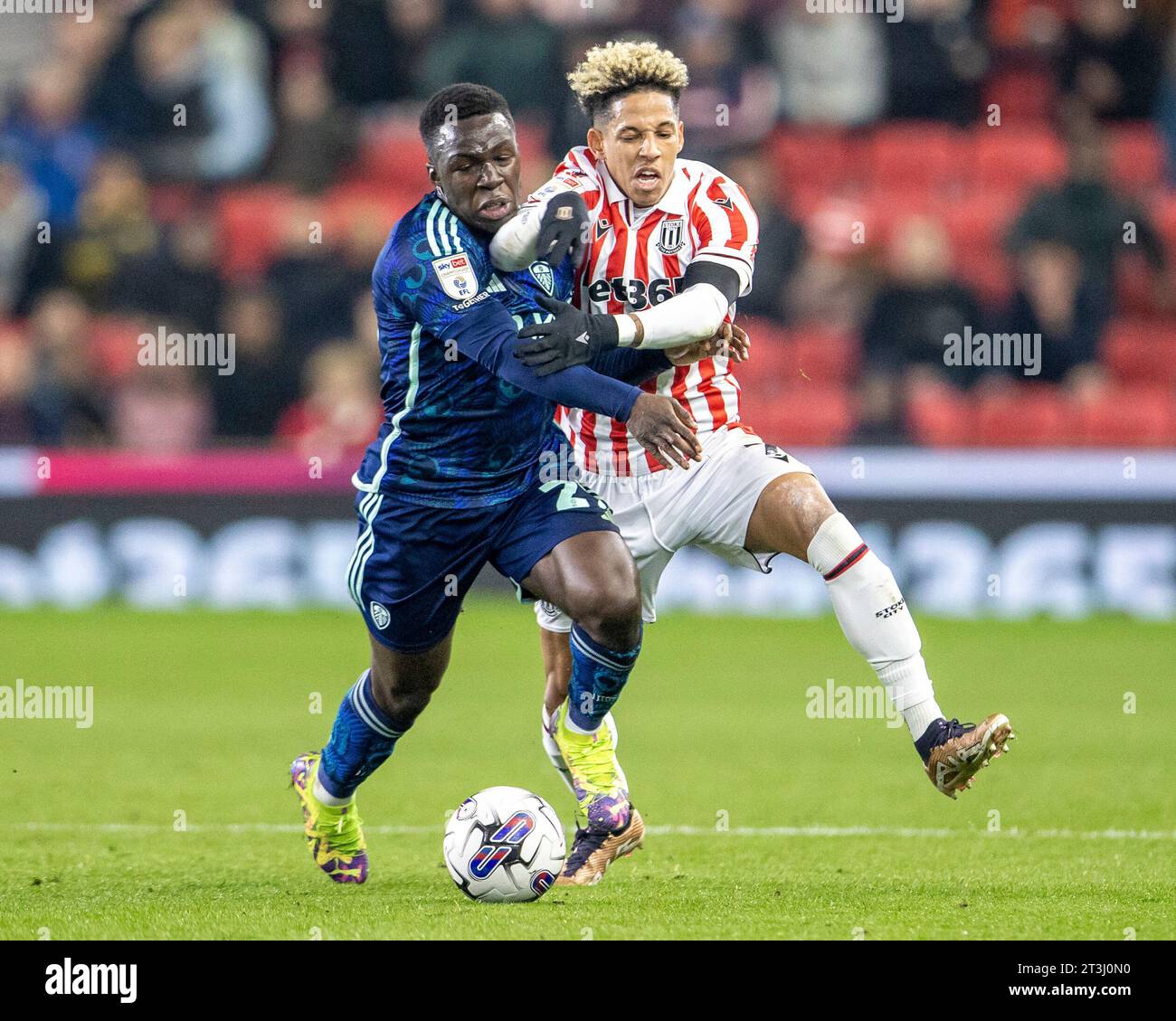 25th October 2023; Bet365 Stadium, Stoke, Staffordshire, England; EFL ...