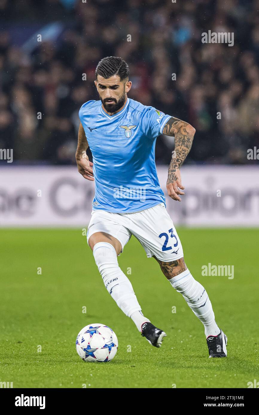 ROTTERDAM - Elseid Hysaj of SS Lazio during the UEFA Champions League ...